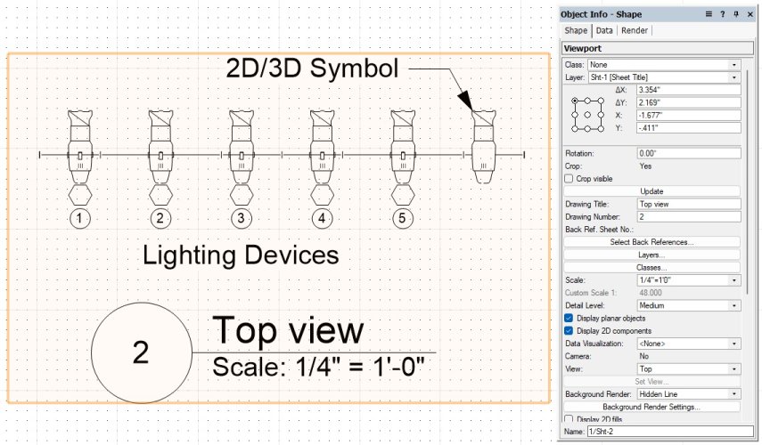 VW 2023 Spotlight - 2D Symbol Components of Lighting Devices Don't ...
