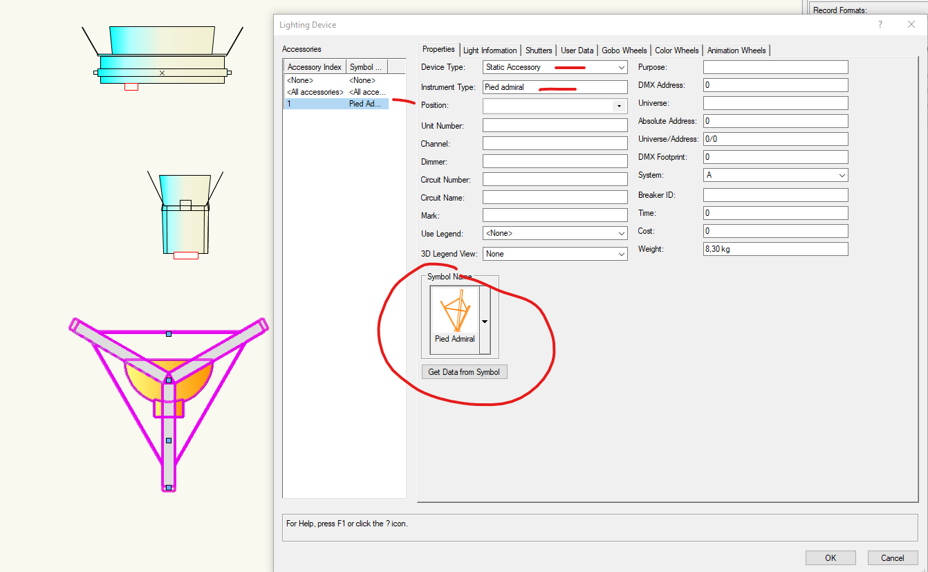 Lighting stand accessory top plan view order - Entertainment ...