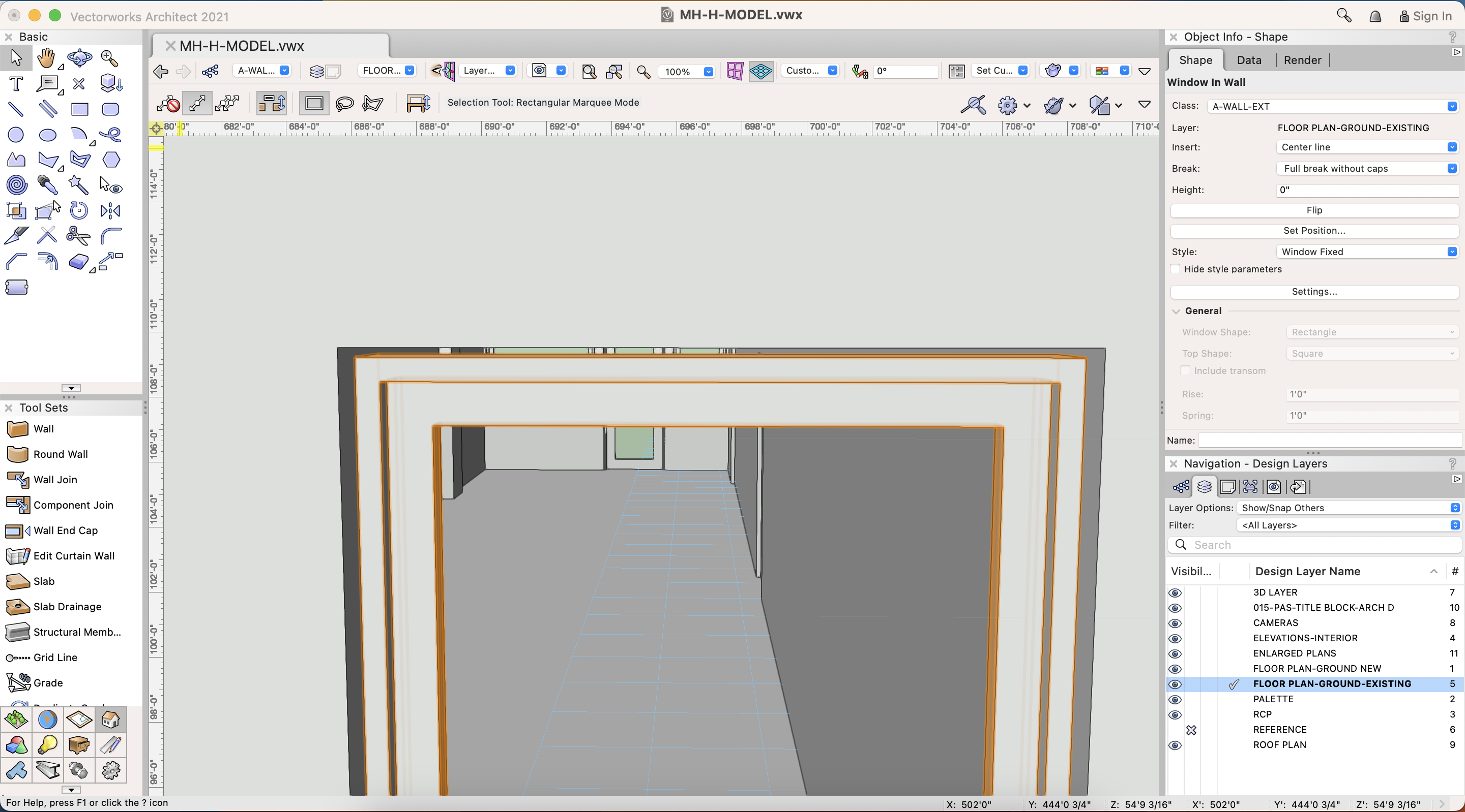 Gap Between Window And Wall In 3d Troubleshooting Vectorworks Community Board