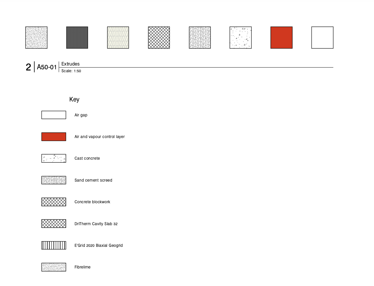 GRAPHIC LEGEND - Material Description, Mark, Keynote ... - General ...