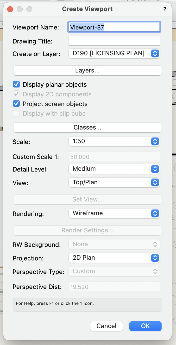 Automatic drawing label in viewport - how to remove - Troubleshooting - Vectorworks Community Board