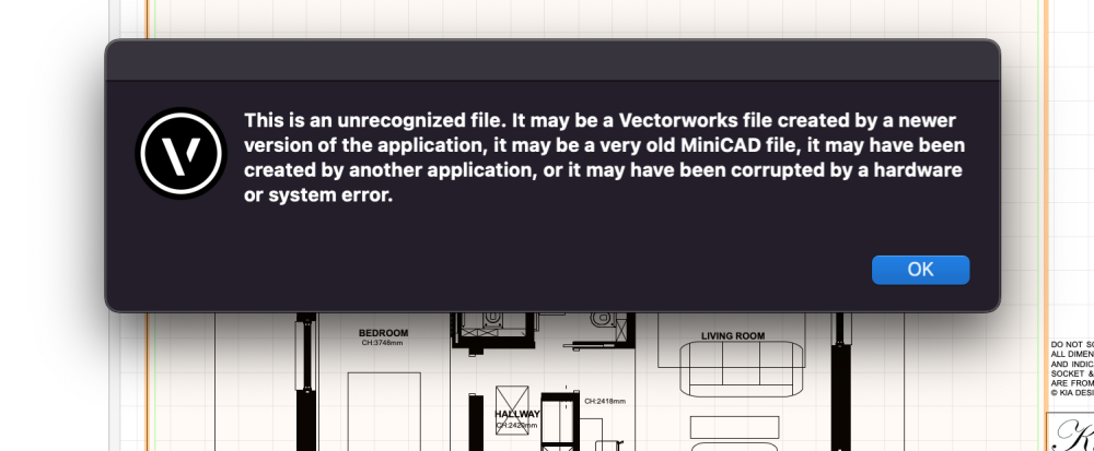 Can't open a VWX file - Troubleshooting - Vectorworks Community Board