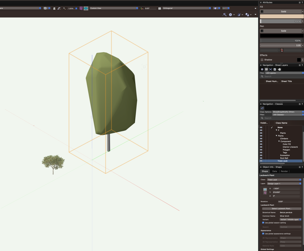 Laubwerk trees not showing finished render - Troubleshooting - Vectorworks Community Board