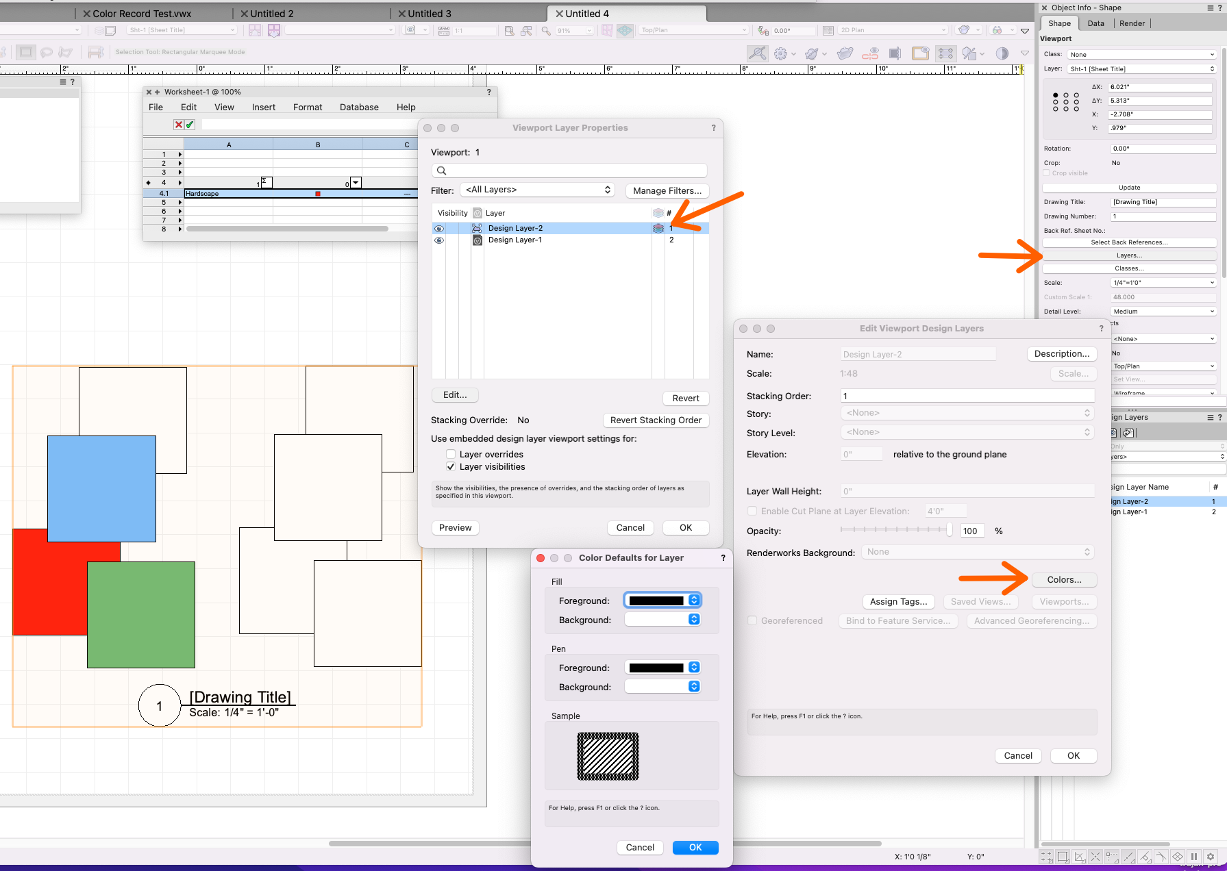 Sheet Layer Viewport > Advanced Properties > Black and White Only doesn ...