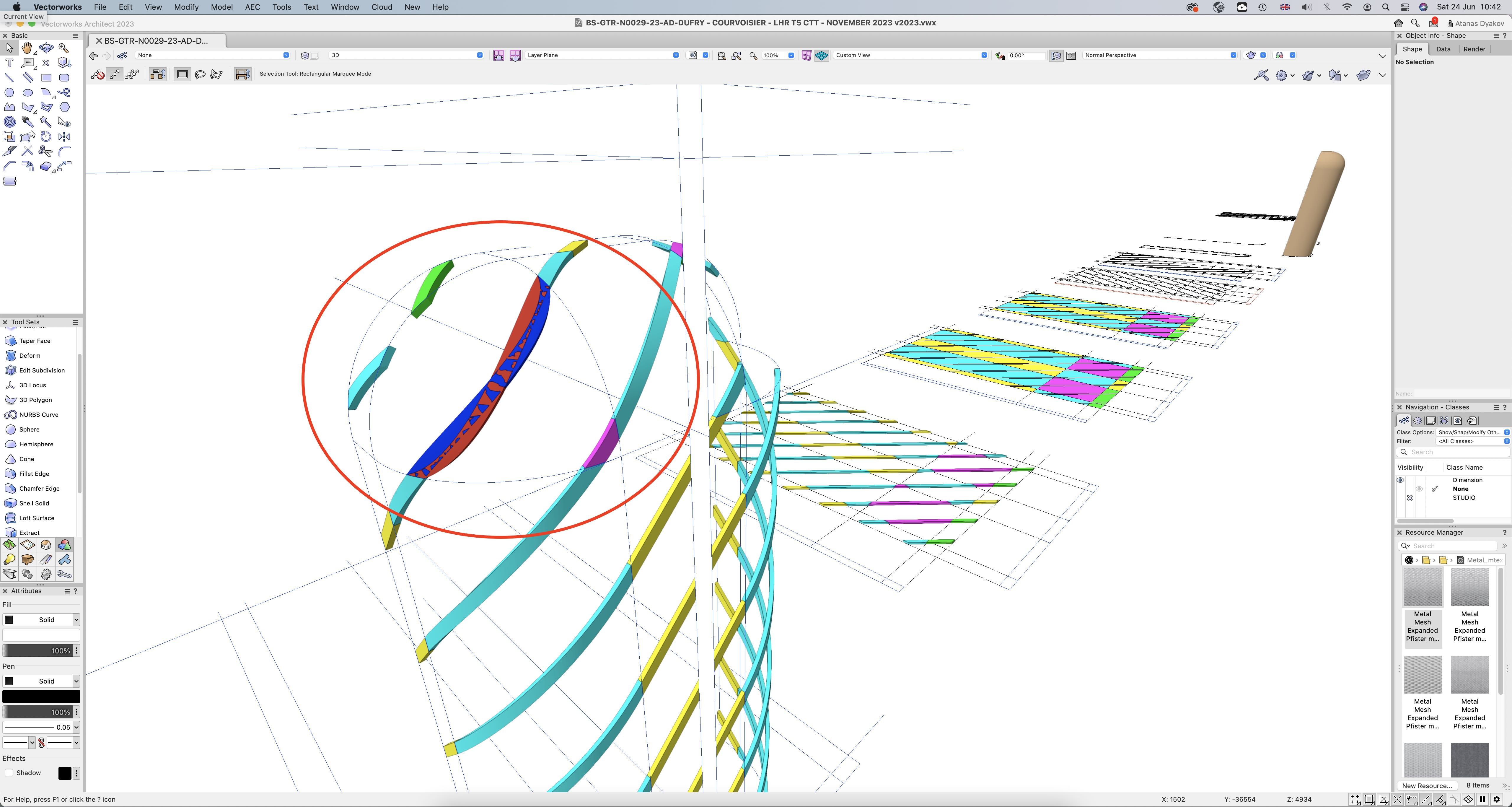 Wrap stripes along 3 dimensions - Solids Modeling - Vectorworks Community Board