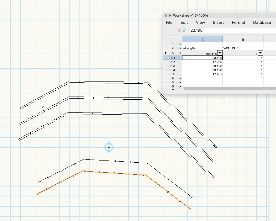 Worksheet Showing Spotlight Lighting Pipe Count - Entertainment ...