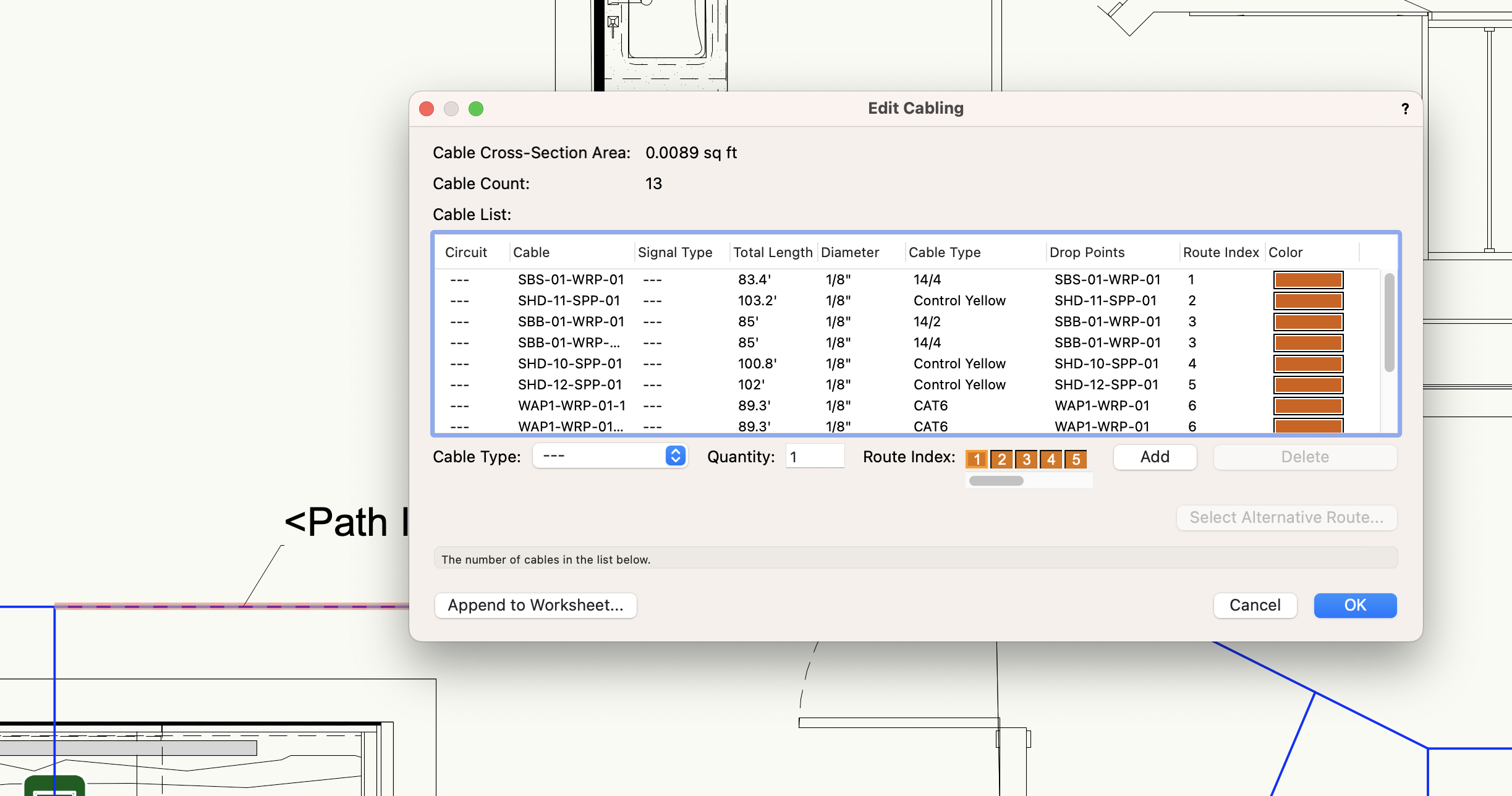 Path Data Tag And Create Riser Sheet Connectcad Vectorworks Community Board