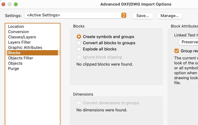 How To Resize Imported Cad Block Troubleshooting Vectorworks Community Board
