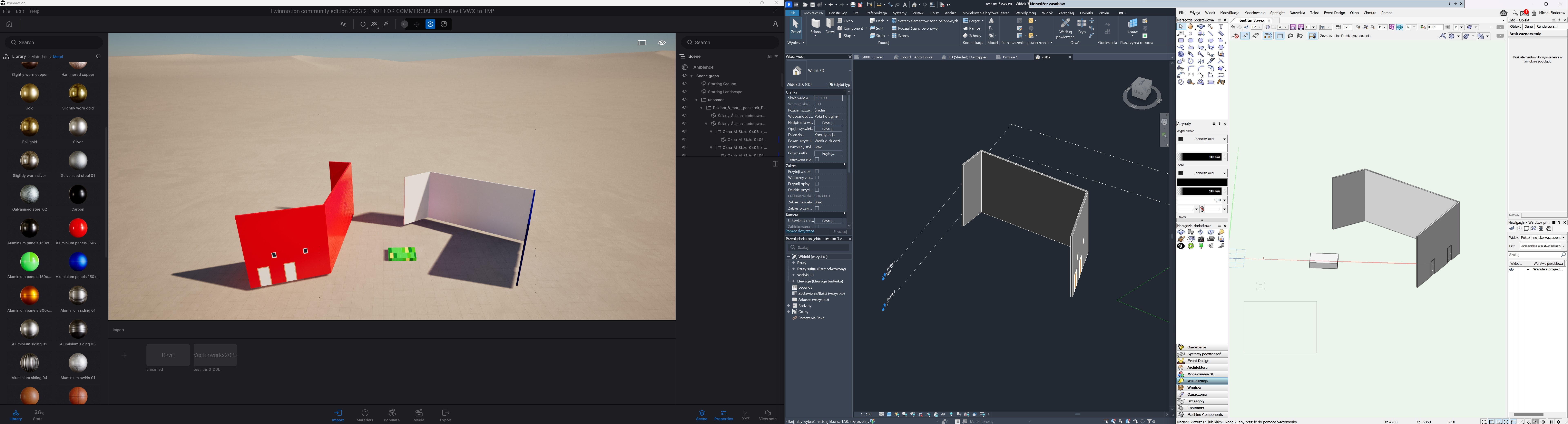 Direct Link To Twinmotion Resets Most Materials Troubleshooting Vectorworks Community Board