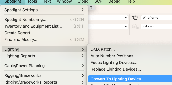 Can I replace a 2d/3d symbol with a lighting device? - Entertainment - Vectorworks Community Board