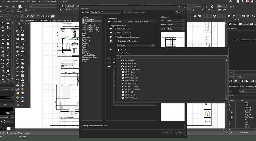 Class Editing Function - Troubleshooting - Vectorworks Community Board
