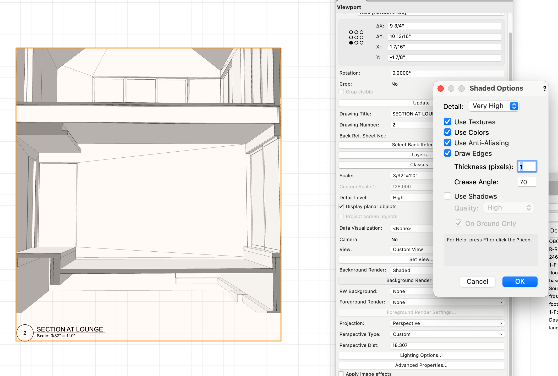 Perspective Section Not Displaying Materials Architecture Vectorworks Community Board