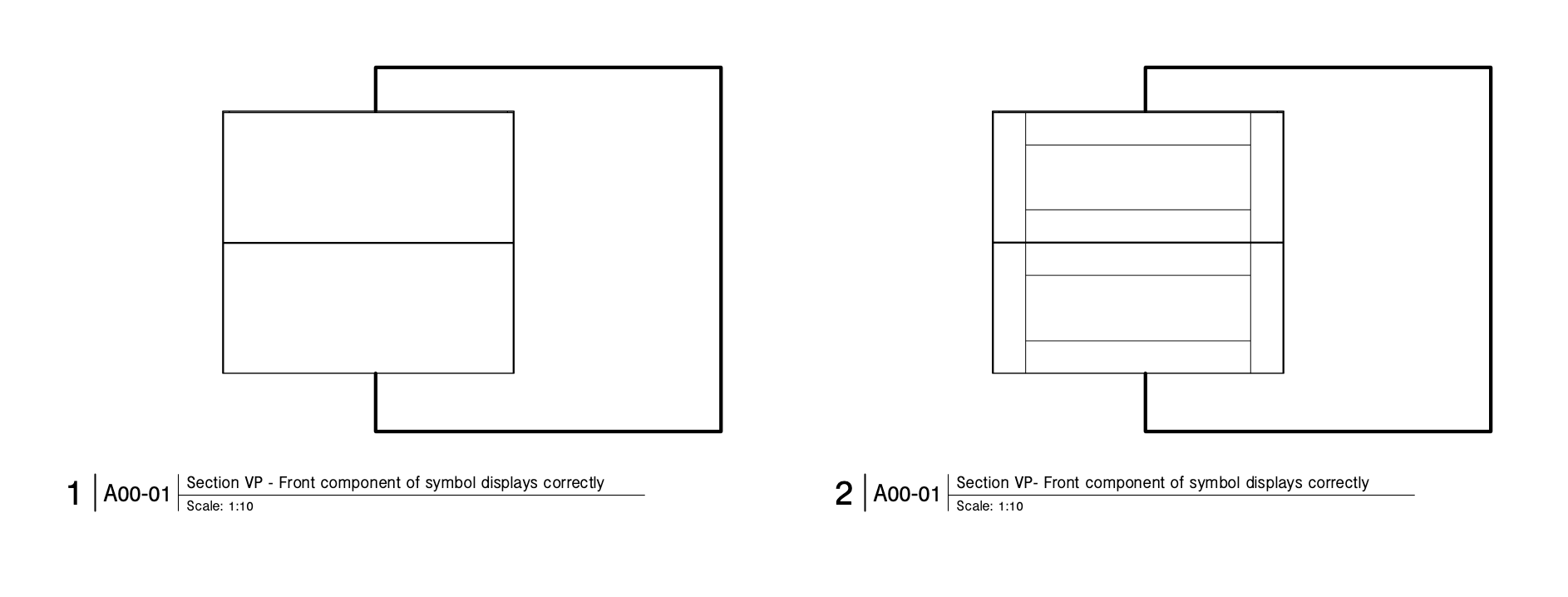 Front Components Of Hybrid Symbols Not Displaying Correctly In Vw2024 Section Viewport