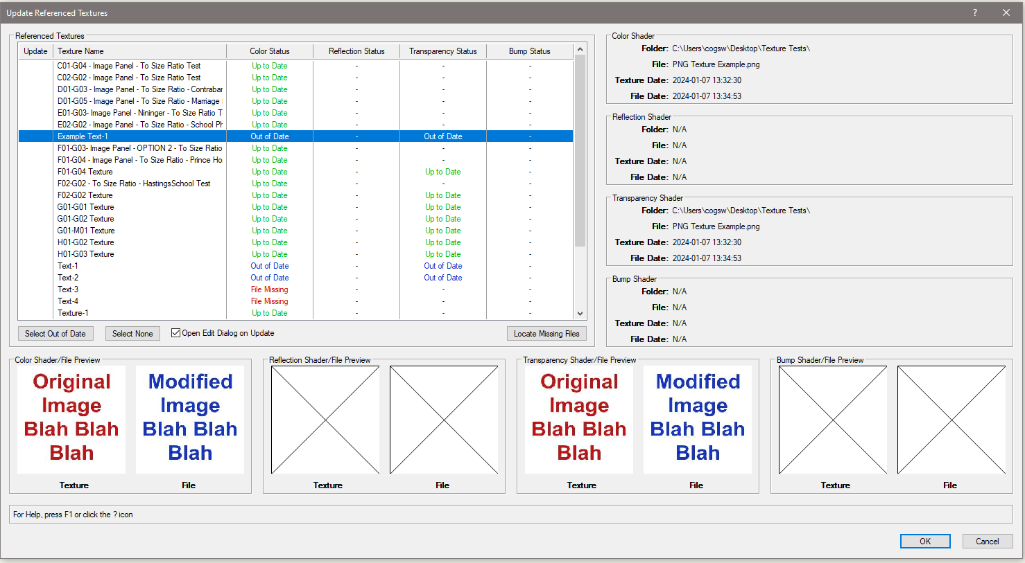 Auto update texture when an image is changed - Troubleshooting - Vectorworks Community Board