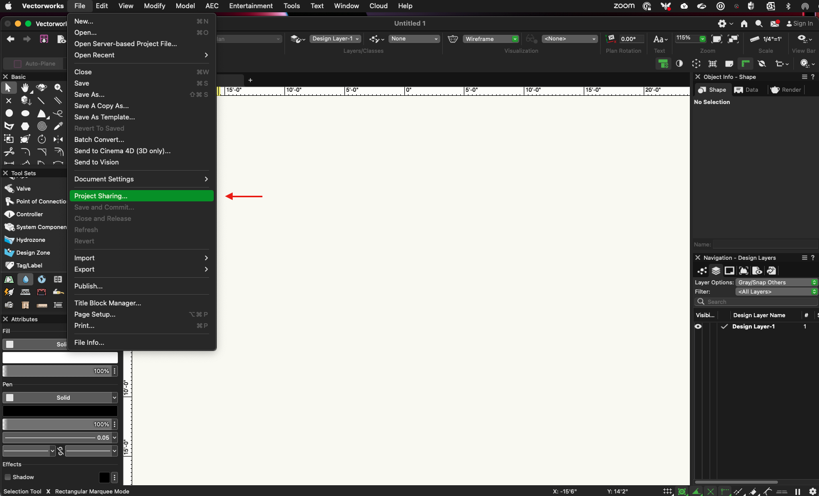 Project Sharing Setup and Workflow - Knowledgebase - Vectorworks Community Board