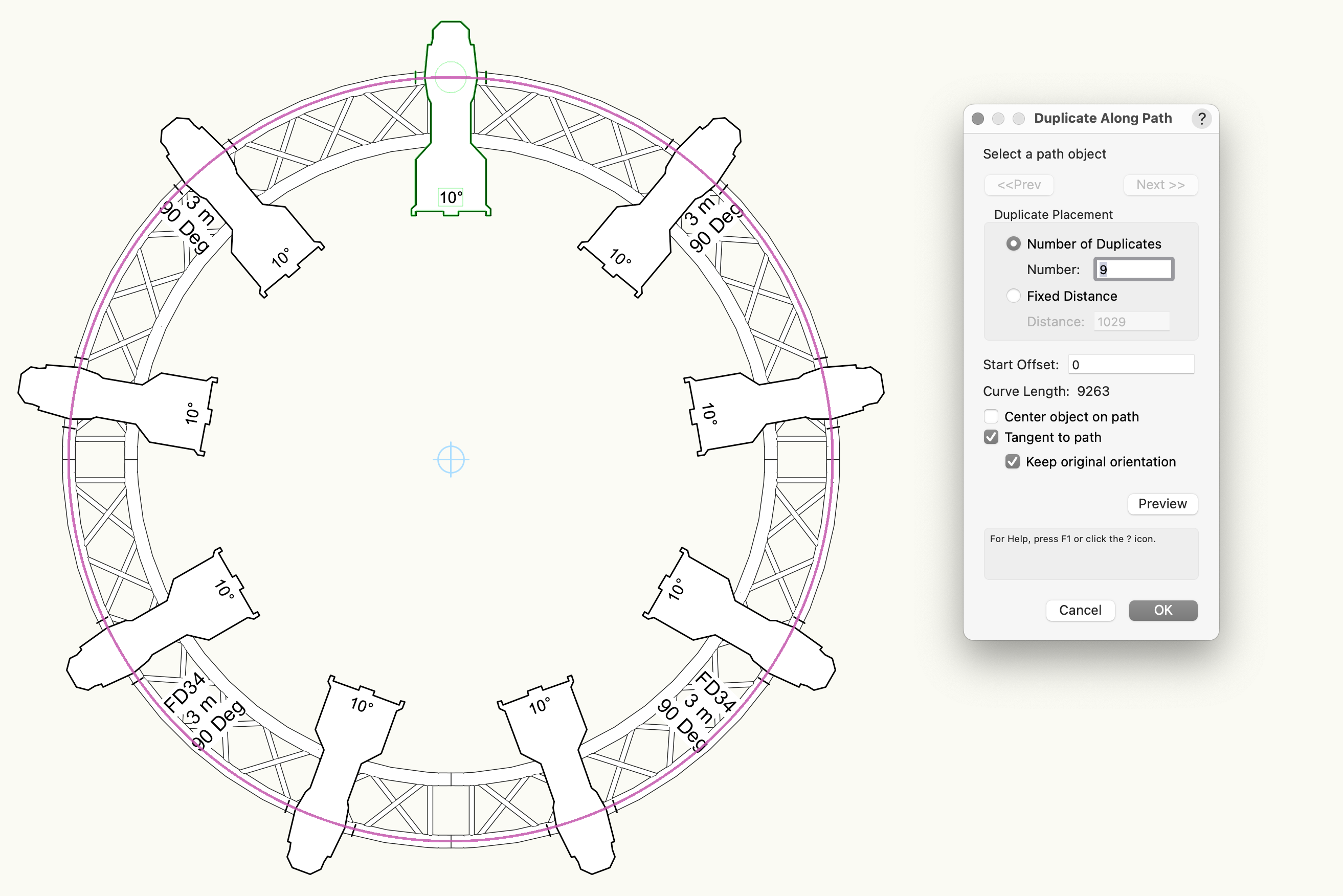 Distribution and Alignment in Circular Truss - General Discussion ...