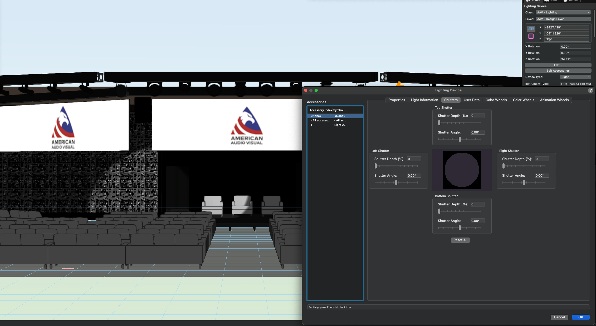 Lighting Devices Shutters Light Dimming Issue Troubleshooting Vectorworks Community Board 