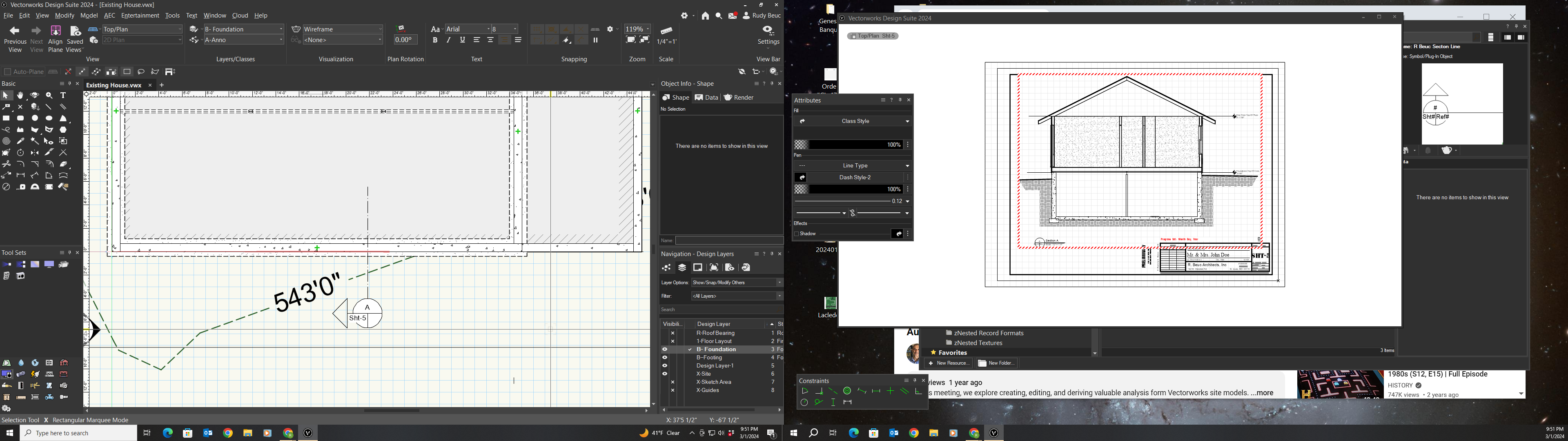 Independent Section Line Length - General Discussion - Vectorworks ...