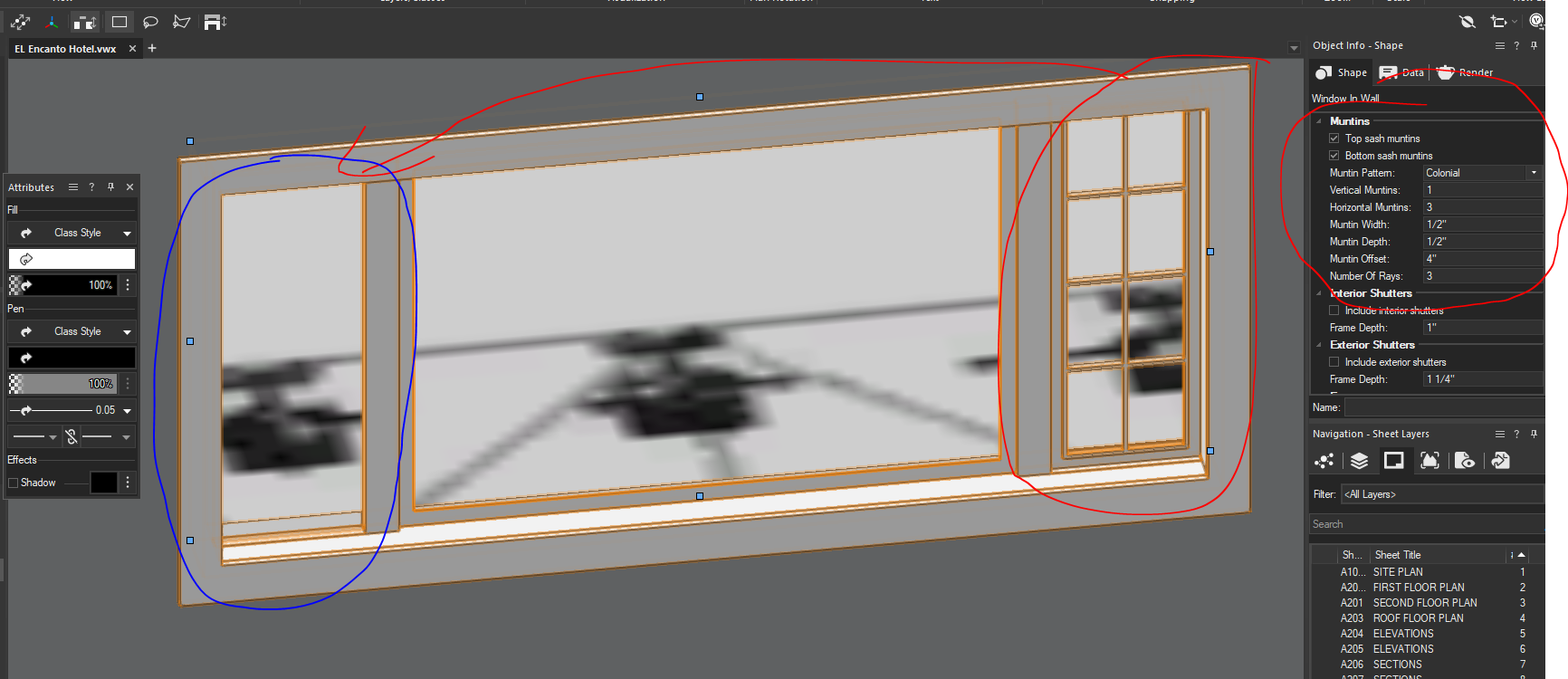 Window muntins - Troubleshooting - Vectorworks Community Board