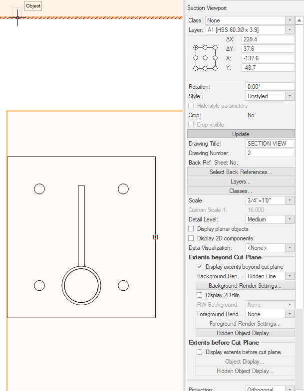 Section View Glitch Troubleshooting Vectorworks Community Board