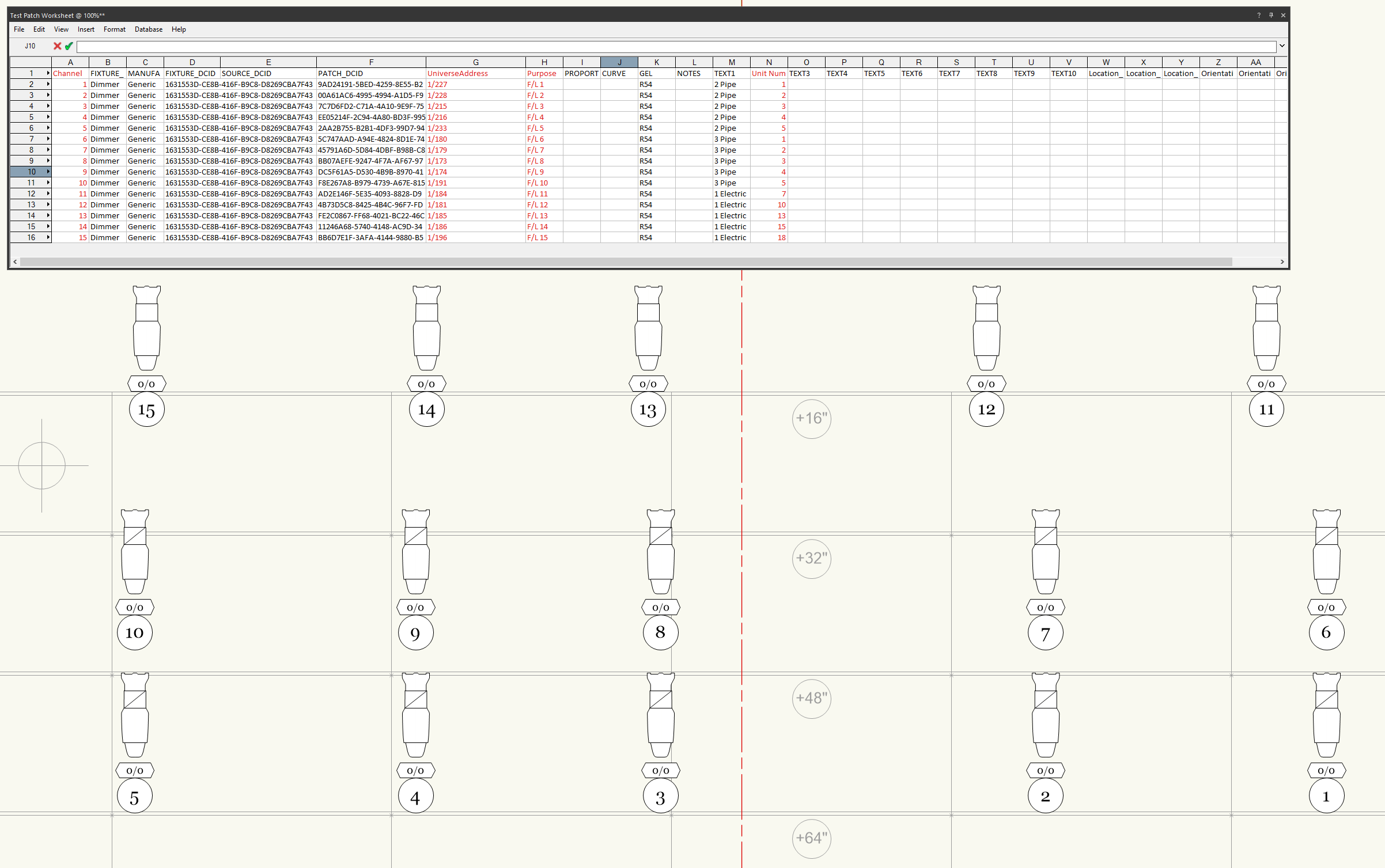 Write Excel data to Lighting Device - Entertainment - Vectorworks Community Board