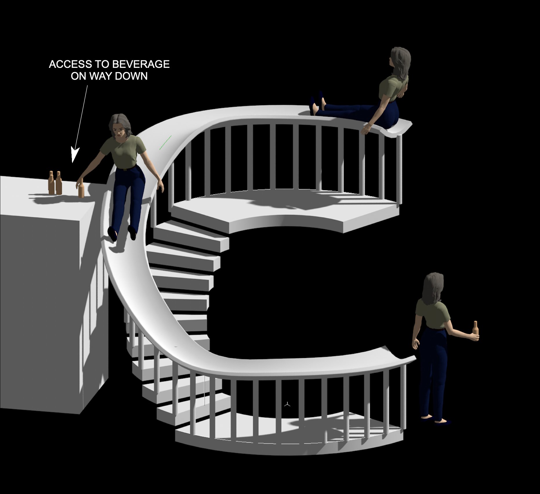 Making a smooth transition (in 3d) between two NURBS curves? - General Discussion - Vectorworks ...
