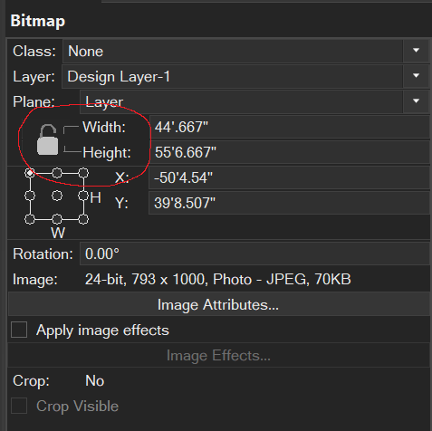 Make the aspect ratio of objects and images lockable to scale them linear. - Wishlist - Feature ...