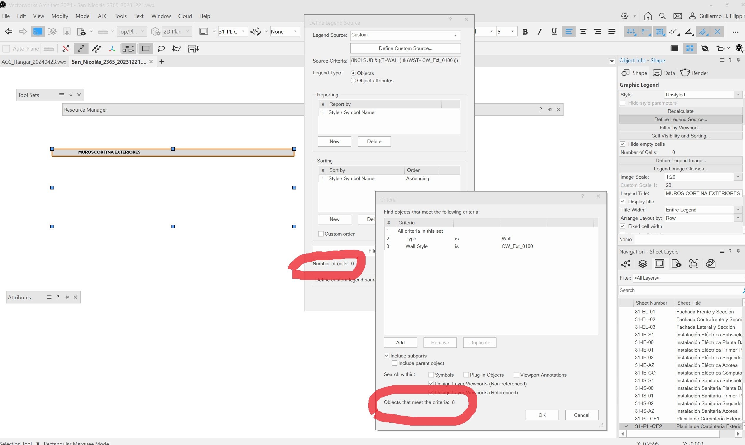 Curtain Wall/ Graphic legend - Architecture - Vectorworks Community Board