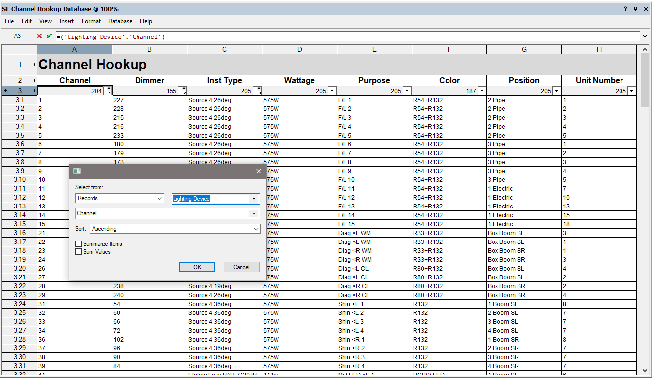Worksheet Fixture Order - Troubleshooting - Vectorworks Community Board