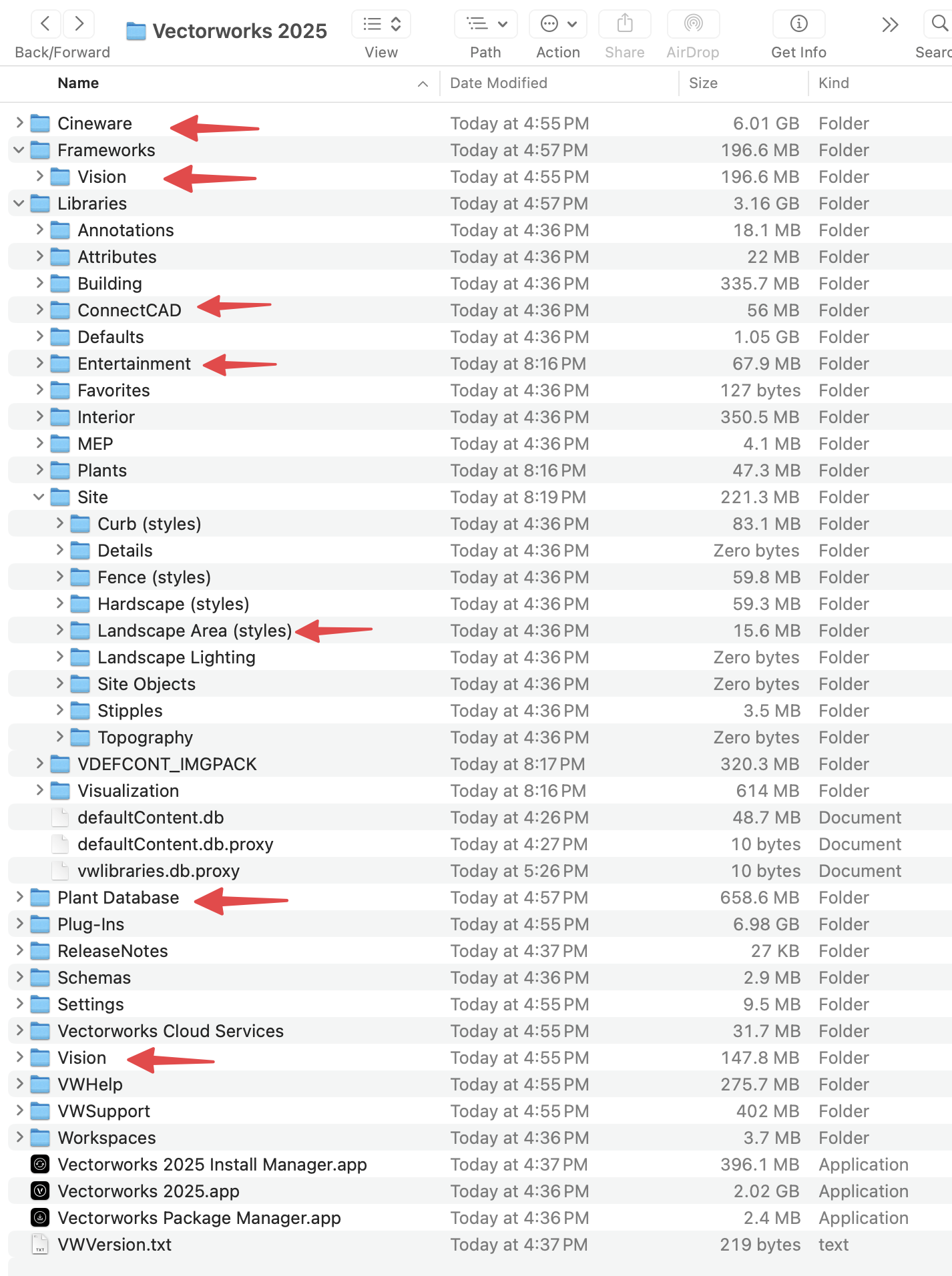 VW Installer: don't install Files, Commands, Tools, Libraries, Folders, etc for products not in ...