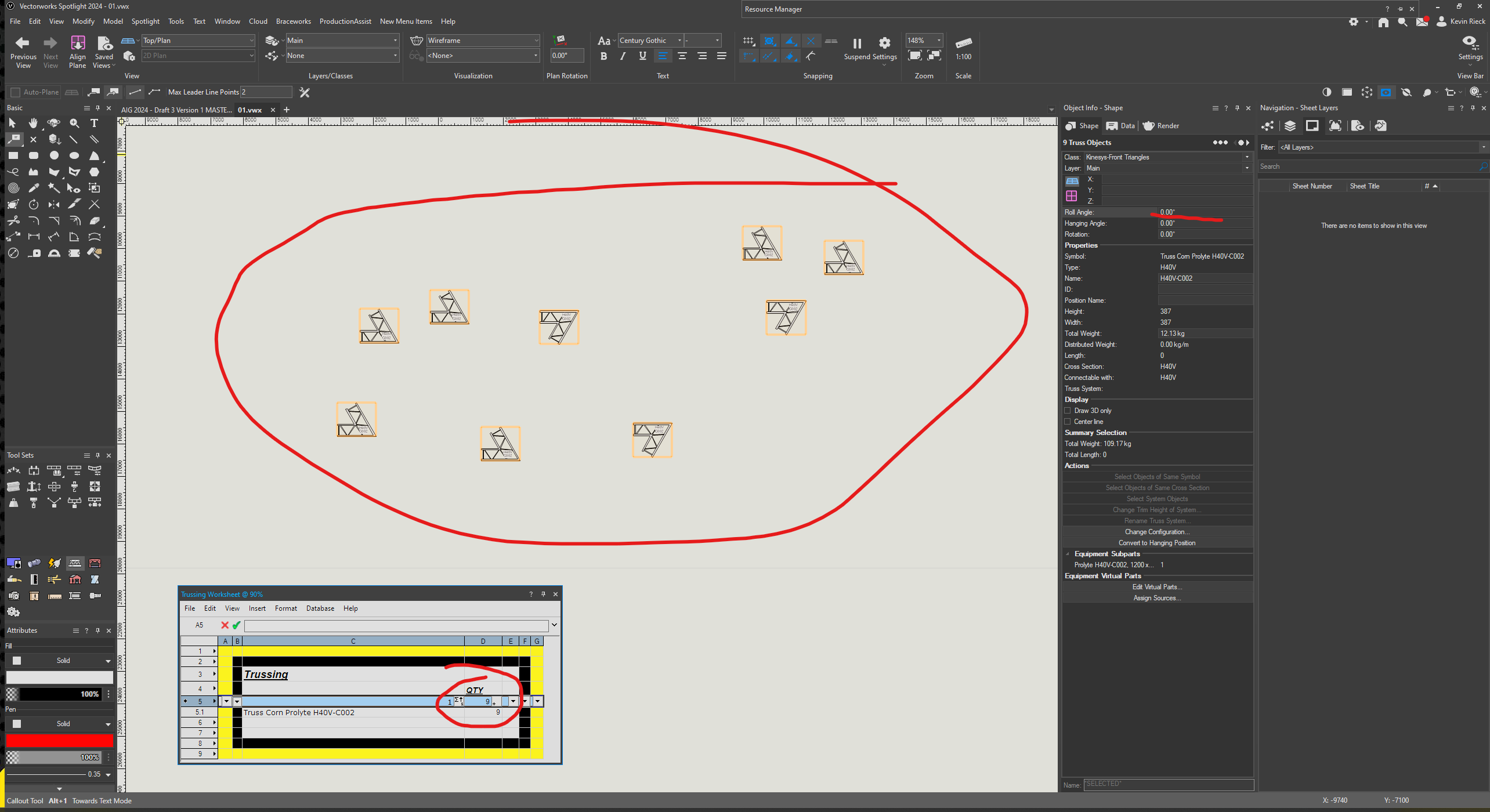 Worskheets Miscount - Troubleshooting - Vectorworks Community Board