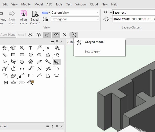 Object Level Visibility - Toolbar error - General Discussion - Vectorworks Community Board
