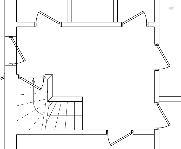 Doors and stairs on sheet layers - planning drawings presentation ...