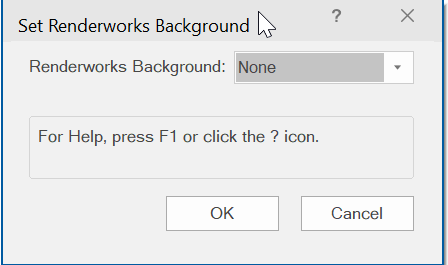 SET RENDERWORKS BACKGROUND WITH SCRIPT - Vectorscript - Vectorworks Community Board