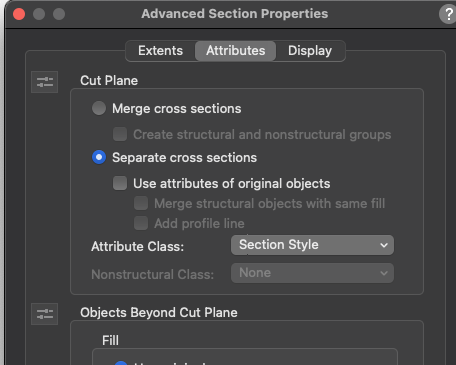 One Section Viewport not showing Section Style -BUG? - Troubleshooting - Vectorworks Community Board