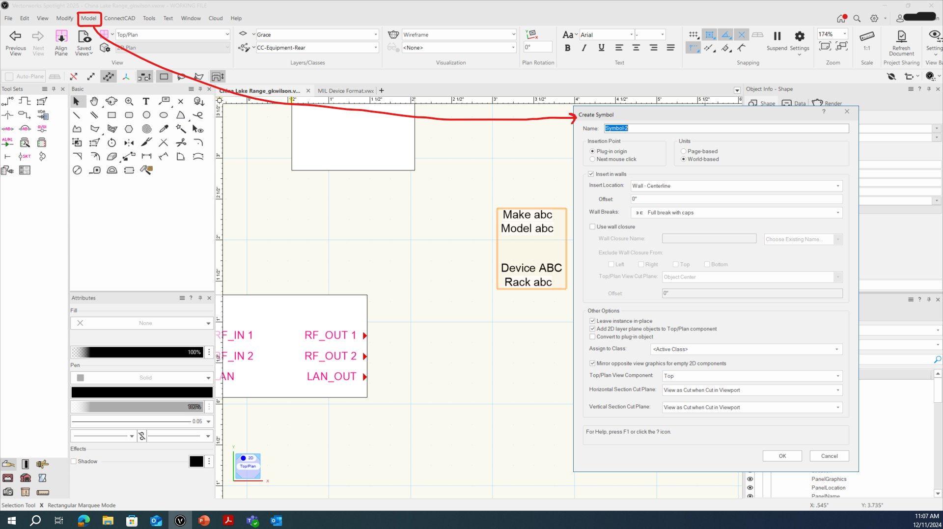 Creating New Symbols with Linked Text (Pictures Attached) - ConnectCAD ...