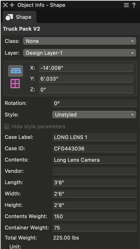 Make PIO Parameters Instance Editable While In a Plug-In Style? - Vectorscript - Vectorworks ...