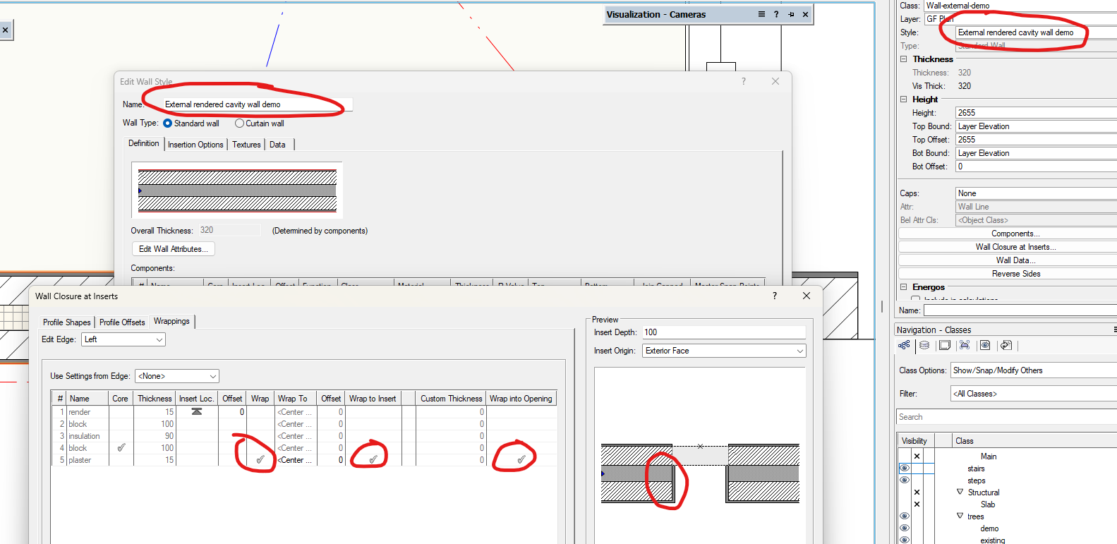 Wall closure wrappings - Troubleshooting - Vectorworks Community Board