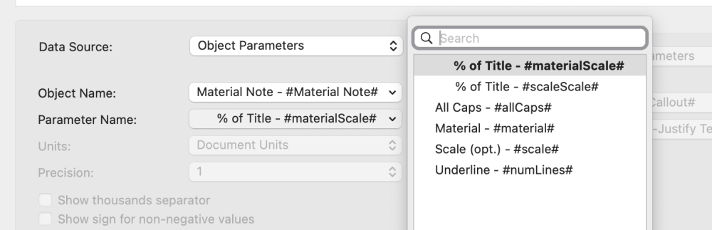 Creating custom Material Data Tags - Troubleshooting - Vectorworks ...