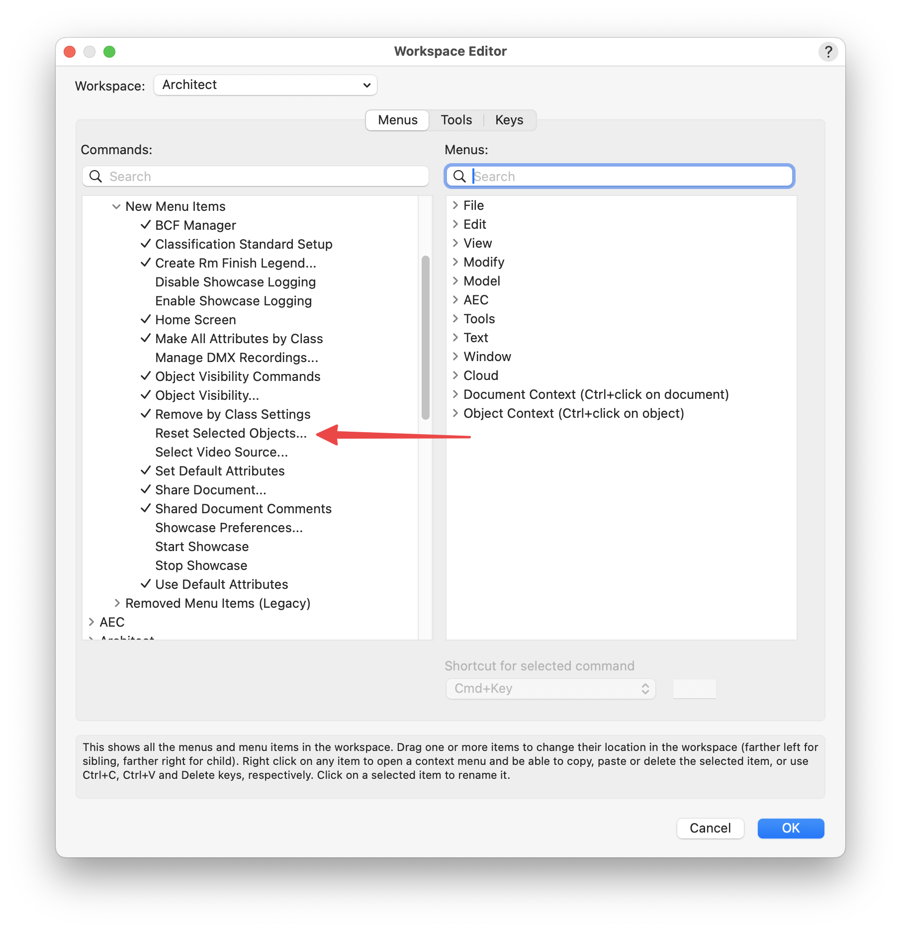 What is the "Reset Selected Objects..." command (new in 2025)? - General Discussion ...
