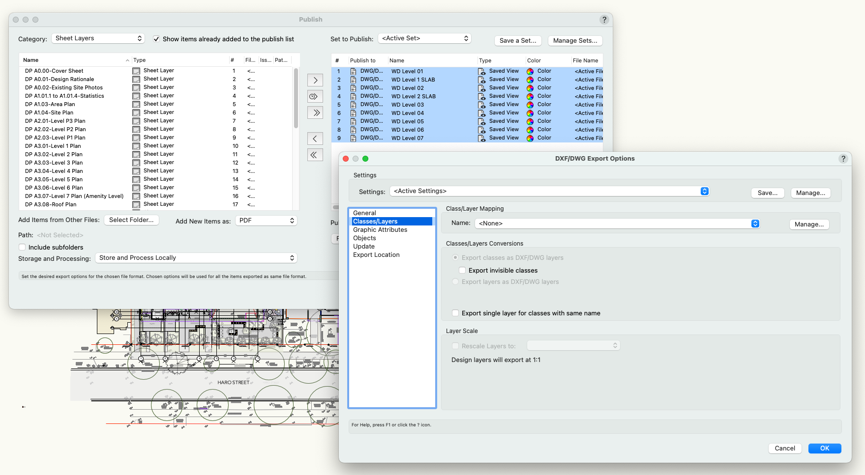 Publish DWG vs Export DWG - Troubleshooting - Vectorworks Community Board