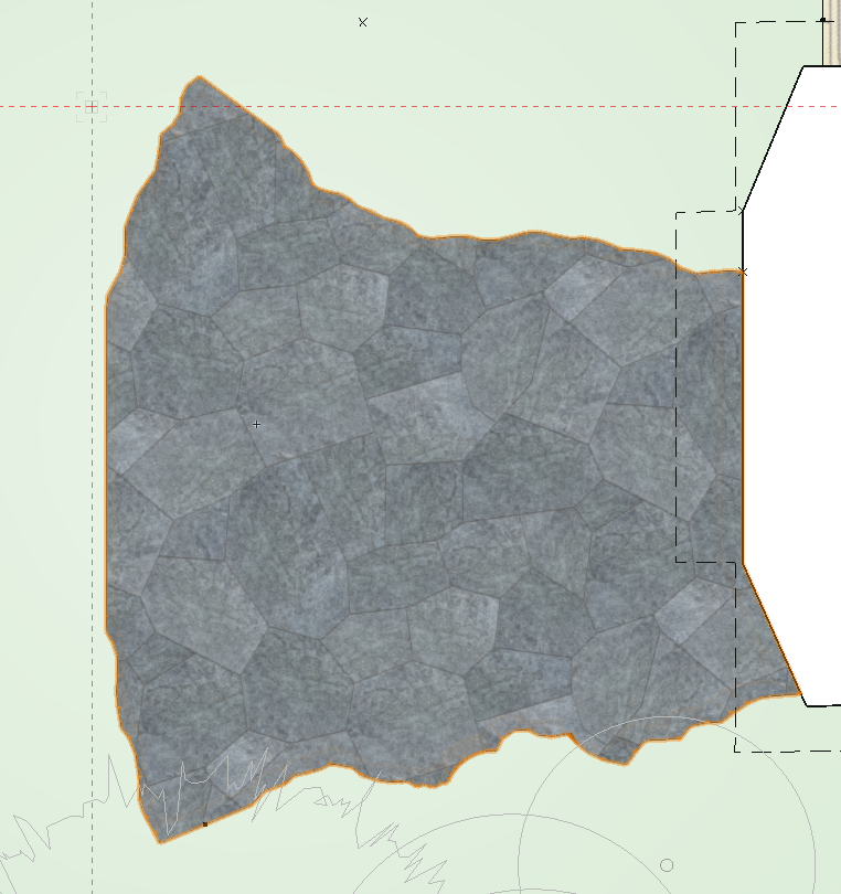 Hardscape Texture Distorts when changed to "draped" - Site Design ...