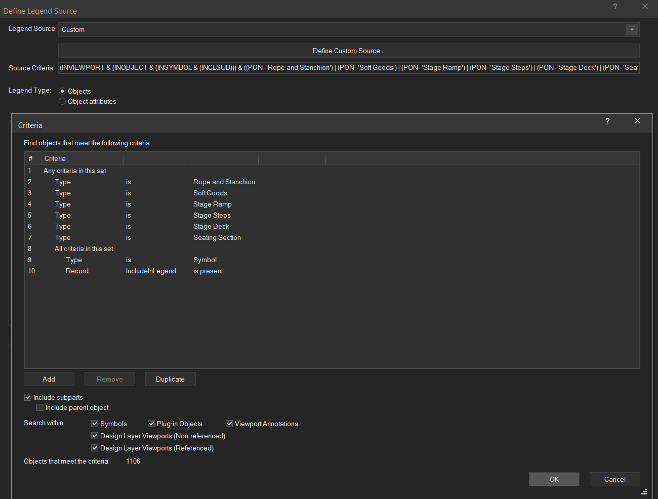 Graphic Legend not counting Symbols within Seating Section ...