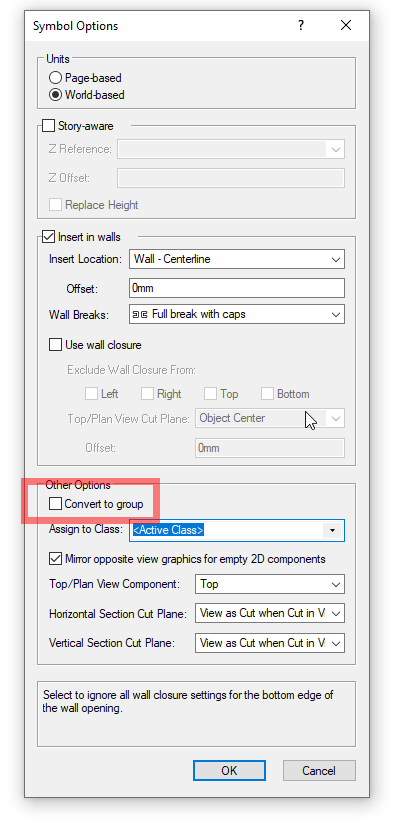 Symbol - under Edit Symbol Options- Convert to group - SetObjectVariableBoolean - Vectorscript ...