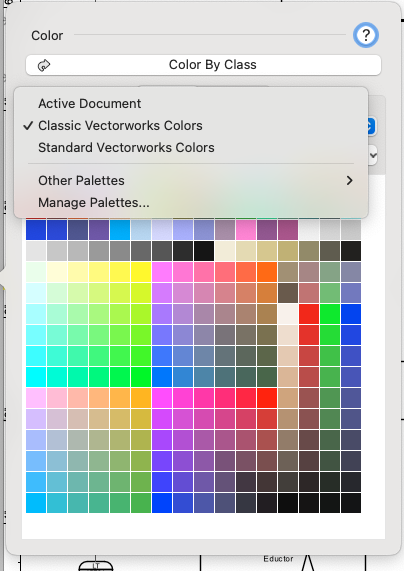 Vectorworks 2025 colour palette - Troubleshooting - Vectorworks Community Board