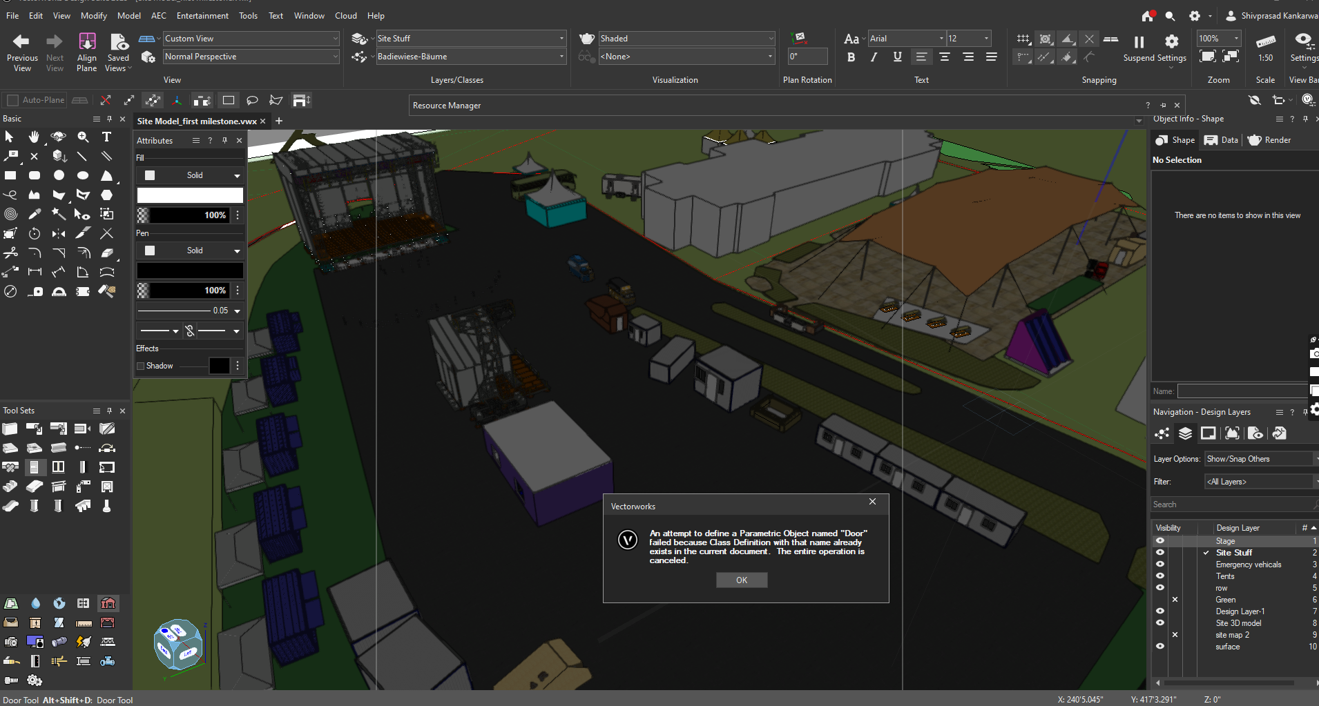 Door Tool Not Working In Vectorworks Drafting Troubleshooting Vectorworks Community Board