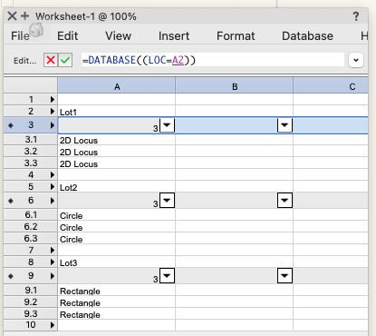 Database Worksheet Shortcut? - General Discussion - Vectorworks ...