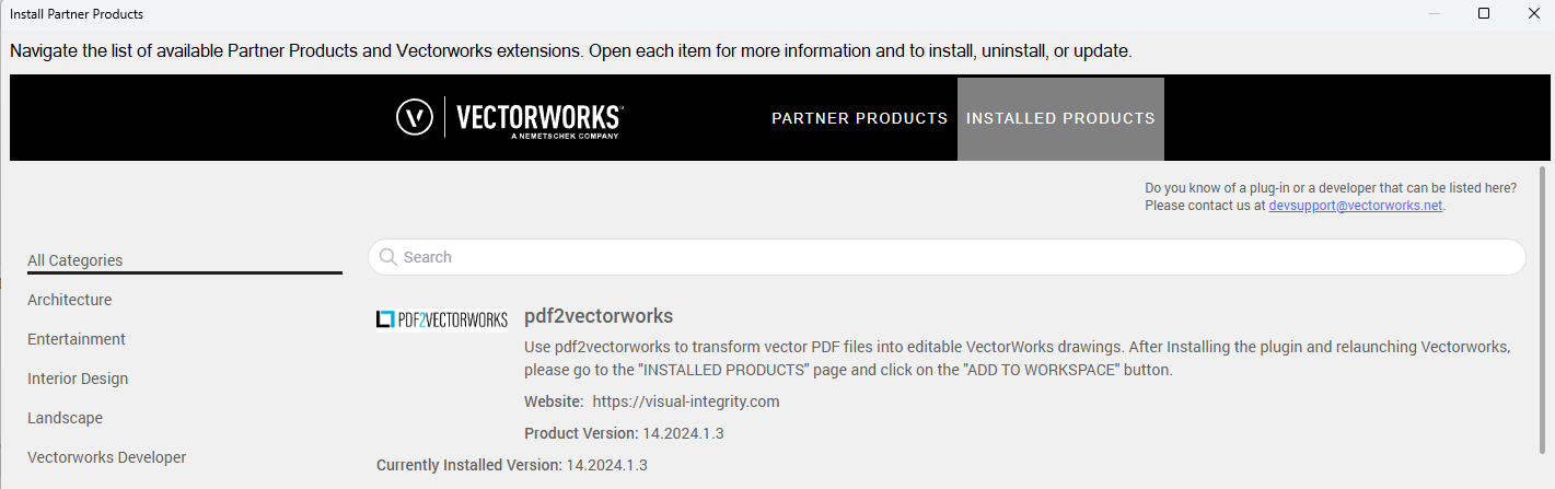 Has anyone tried the Partner plugin PDF2VECTORWORKS - General Discussion - Vectorworks Community ...