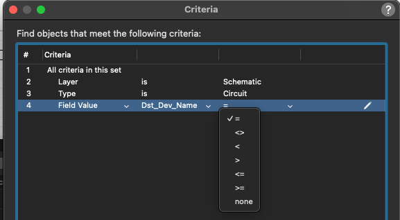 Worksheets - Circuit Criteria Field Values - ConnectCAD - Vectorworks Community Board