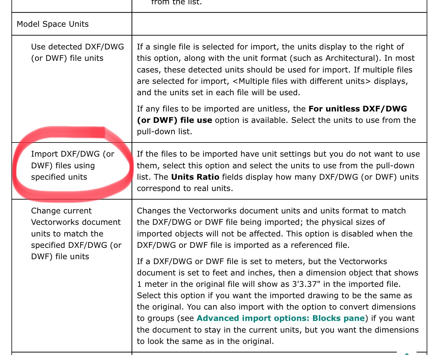 DXF/DWG import using the Units ratio - Troubleshooting - Vectorworks Community Board